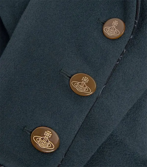 VIVIENNE WESTWOOD Wool-cashmere Rounded Jacket