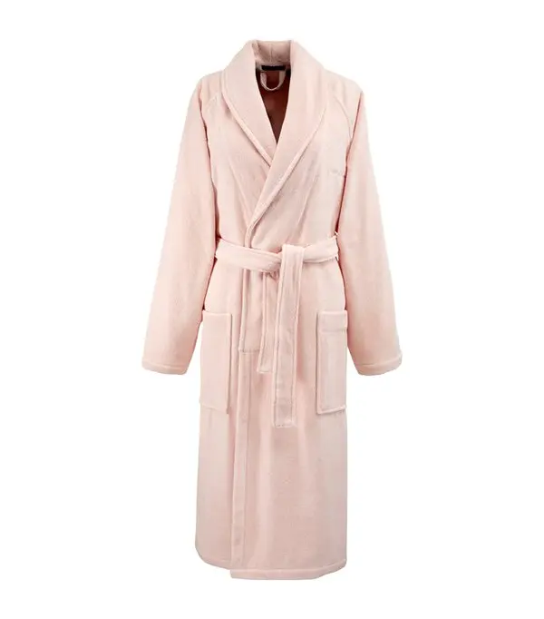 Ralph Lauren Cotton Dulaney Bathrobe - Pink