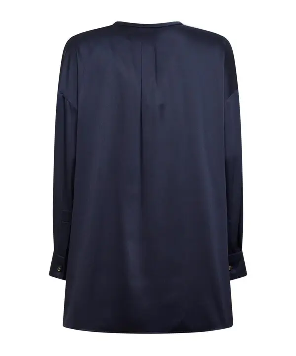 Giorgio Armani Long-sleeved Satin Blouse