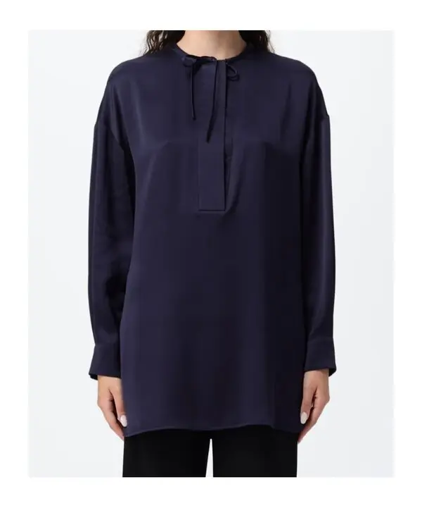 Giorgio Armani Long-sleeved Satin Blouse