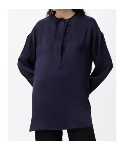 Giorgio Armani Long-sleeved Satin Blouse