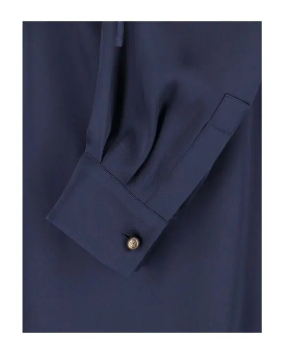Giorgio Armani Long-sleeved Satin Blouse
