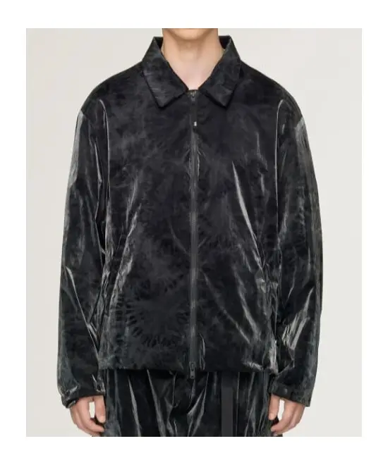 Y3 Marble-print Buckle-detail Jacket