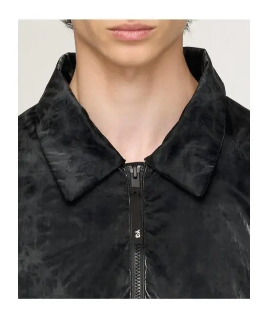 Y3 Marble-print Buckle-detail Jacket