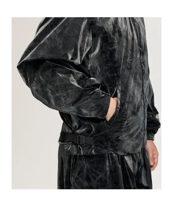 Y3 Marble-print Buckle-detail Jacket
