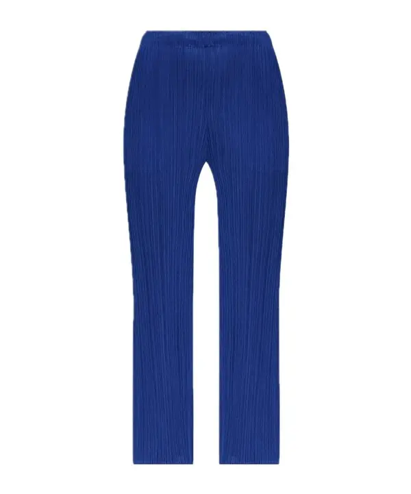 Issey Miyake Monthly Pleated Trousers - Blue