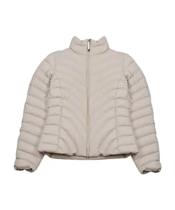 Moncler Grange Diagonal-quilted Short Down Jacket