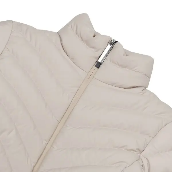 Moncler Grange Diagonal-quilted Short Down Jacket