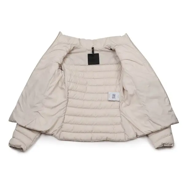 Moncler Grange Diagonal-quilted Short Down Jacket