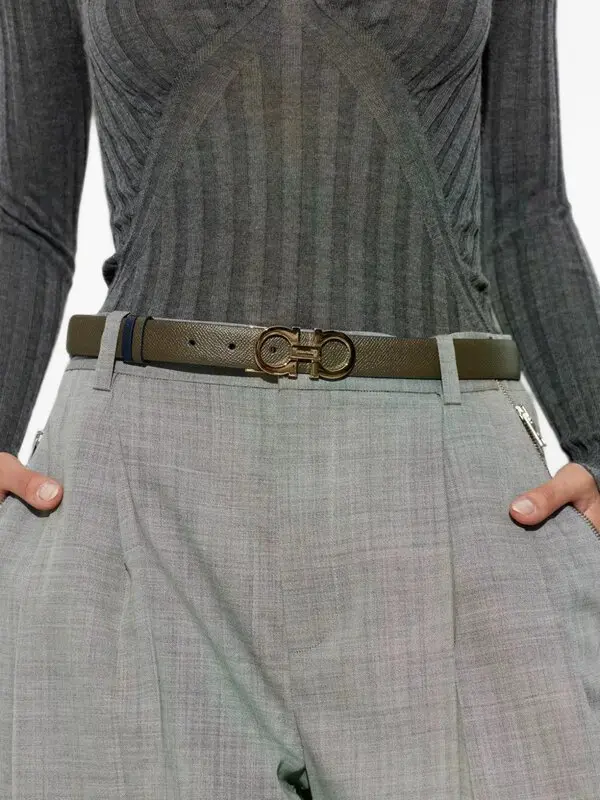 FERRAGAMO Gancini Reversible And Adjustable Belt