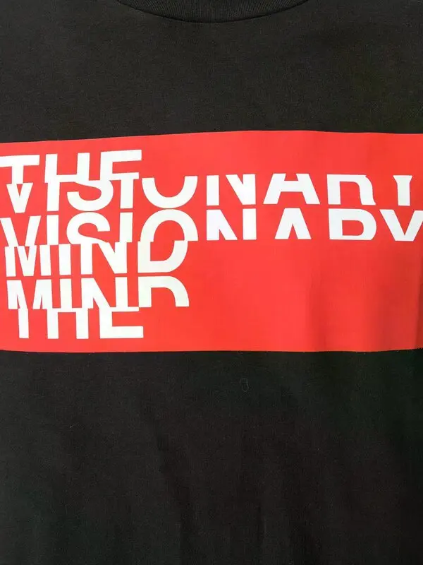 Neil Barrett Slogan-print Distressed T-shirt