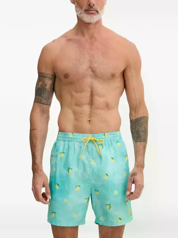 Guess Printed Swim Trunks
