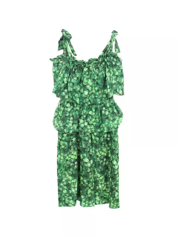 Dolce & Gabbana 2010s Clover-print Top And Trousers Set