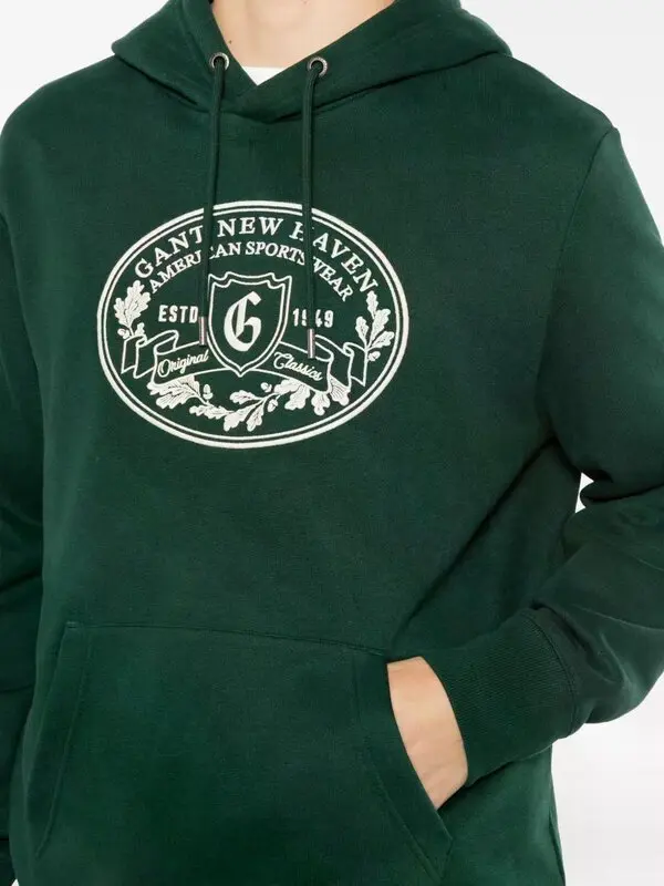 Gant Graphic-embroidered Hoodie
