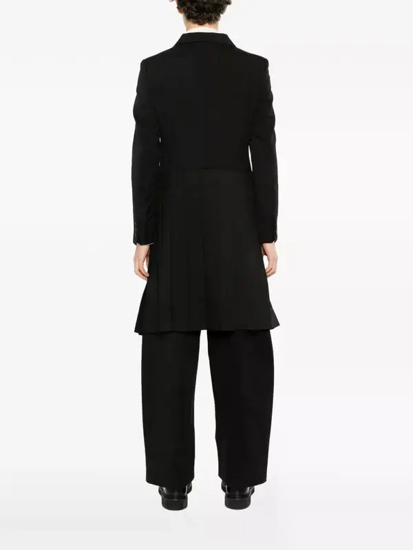 Comme Des Garçons Pleated Skirt Trench Jacket
