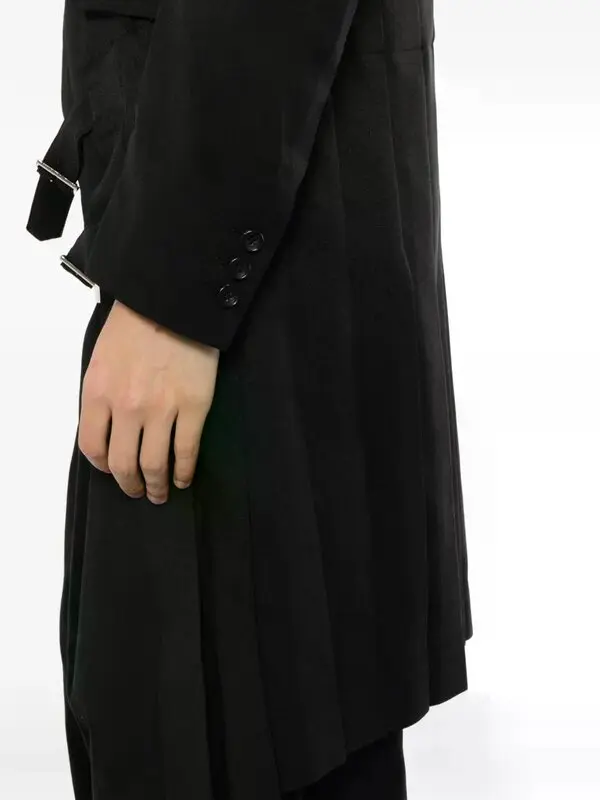 Comme Des Garçons Pleated Skirt Trench Jacket