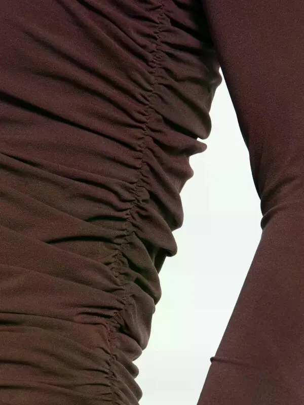 FRAME Long-sleeve Ruched Top
