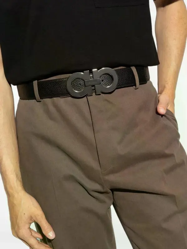 FERRAGAMO Gancini-buckle Double-sided Belt