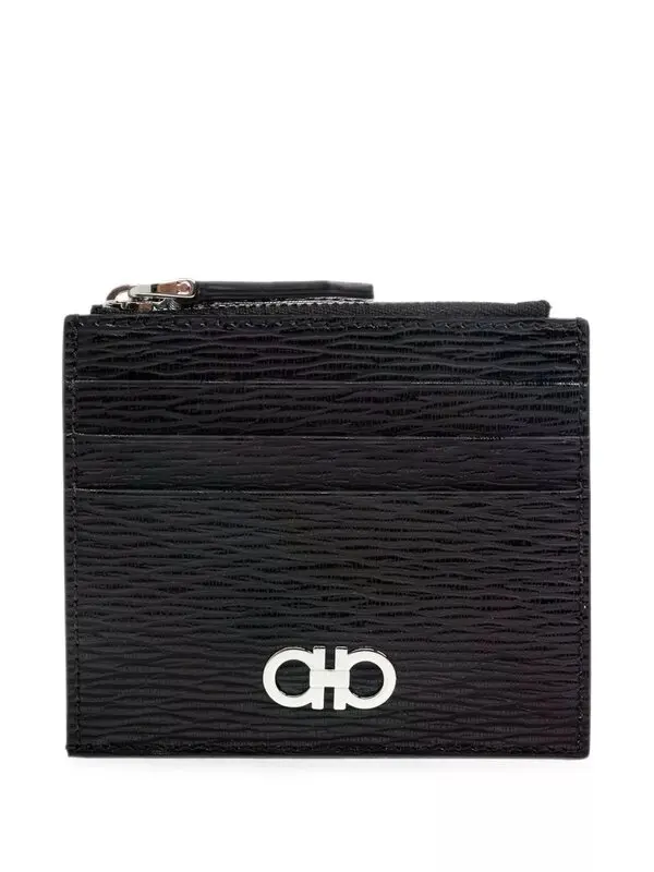 FERRAGAMO Gancini Leather Wallet Card-holder And Keyring Set