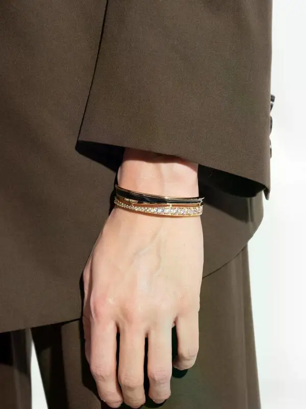 FERRAGAMO Crystal-embellished Cuff Bracelet - Gold