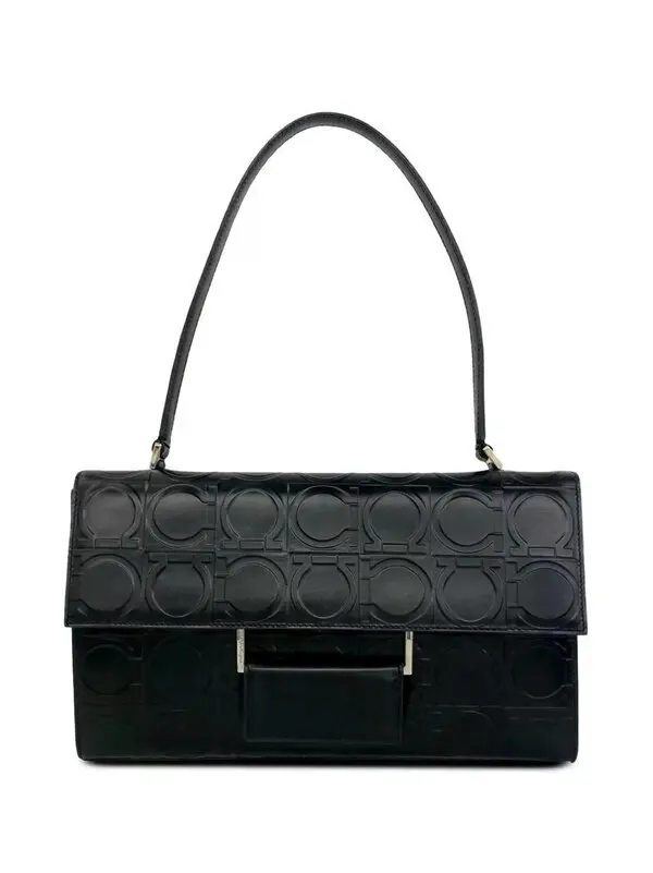FERRAGAMO 2000-2026 Gancini Embossed Shoulder Bag