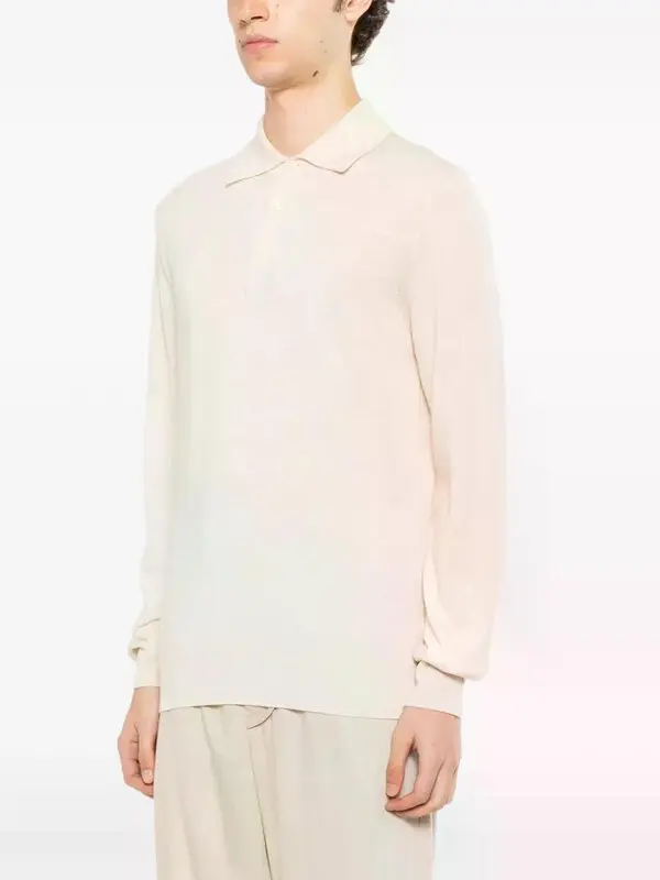120% Lino Long Sleeves Polo Shirt