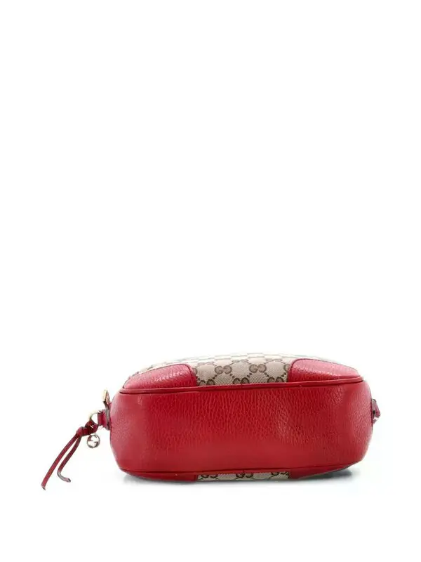 Gucci Bree Disco Gg Canvas With Leather Mini Crossbody Bag