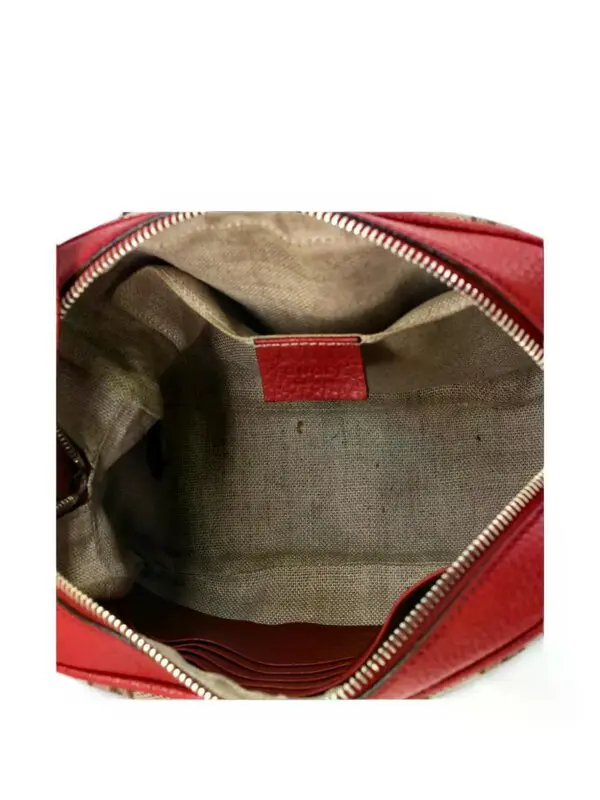 Gucci Bree Disco Gg Canvas With Leather Mini Crossbody Bag