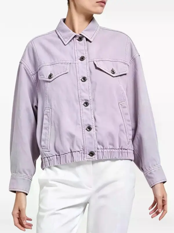 Brunello Cucinelli Button-up Jacket - Purple