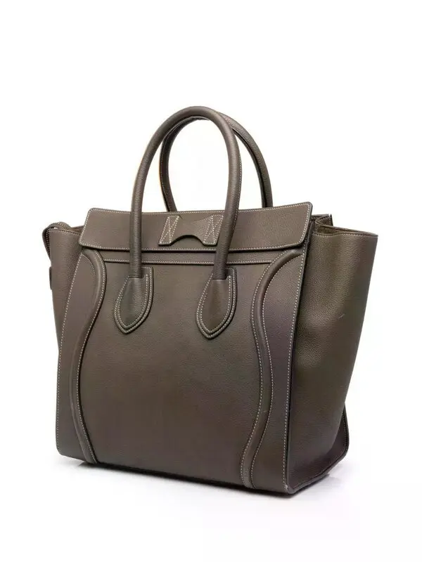 Celine 2017 Mini Grained Calfskin Luggage Tote Bag