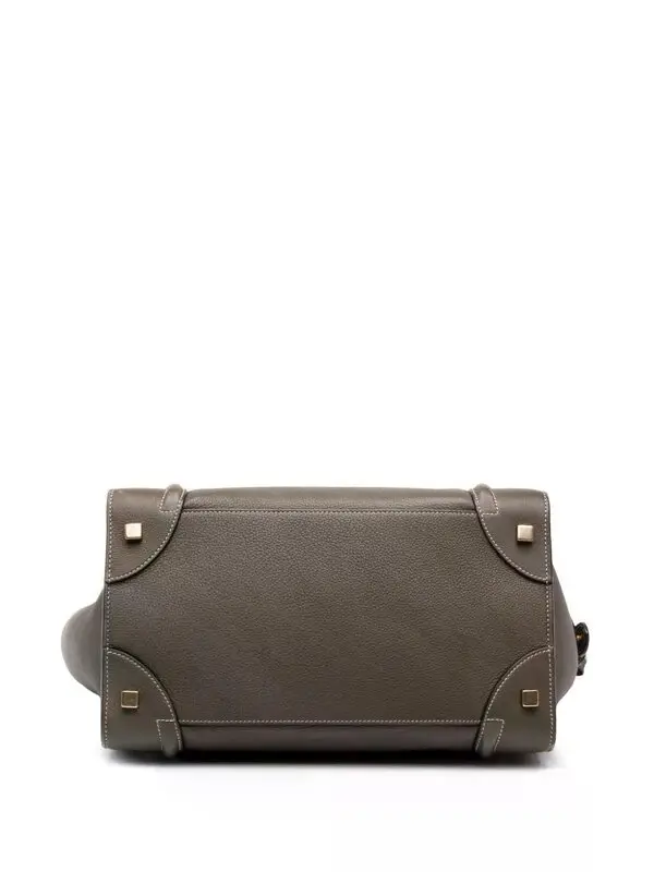 Celine 2017 Mini Grained Calfskin Luggage Tote Bag