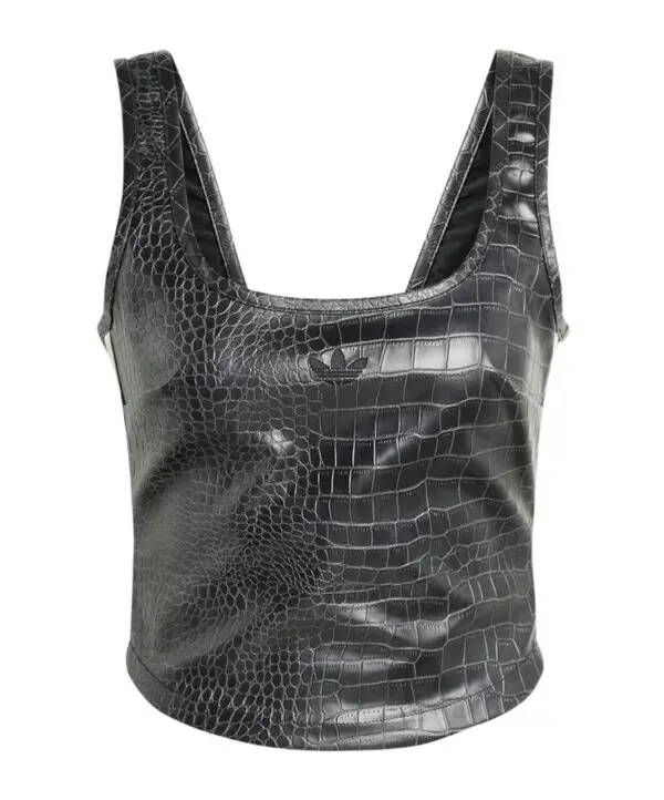 ADIDAS ORIGINALS Pleather Corset Top