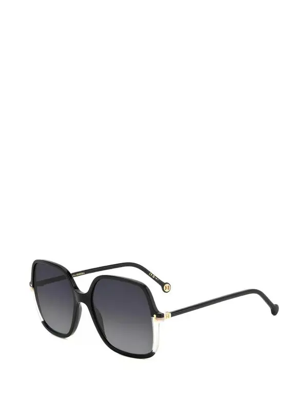 Carolina Herrera Geometric-frame Sunglasses - Black