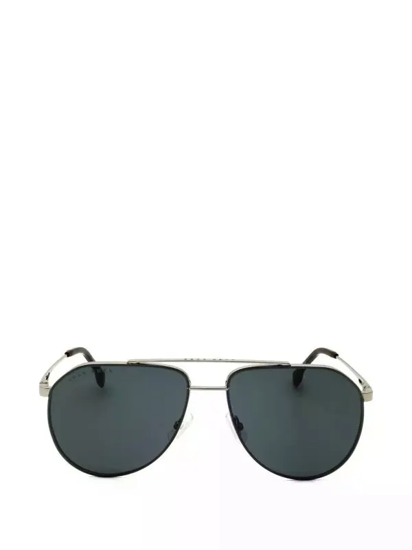 BOSS Double-bridge Pilot-frame Sunglasses