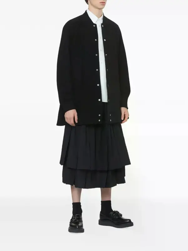 Comme Des Garçons Ruffled Tiered Midi Skirt
