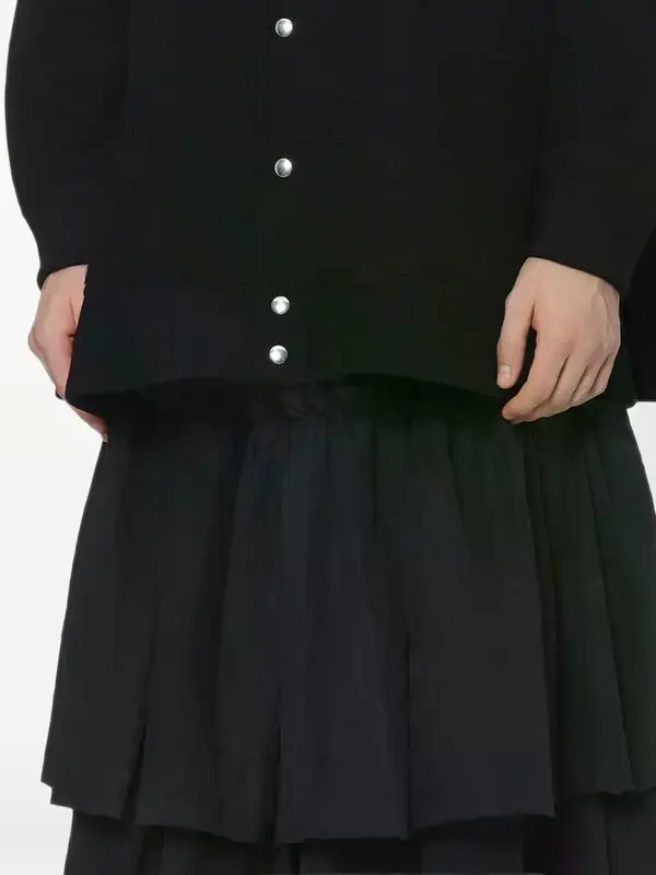 Comme Des Garçons Ruffled Tiered Midi Skirt