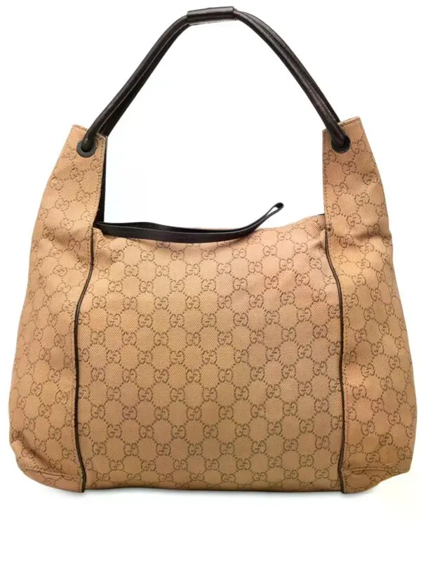 Gucci 2000-2015 Gg Denim Shoulder Bag