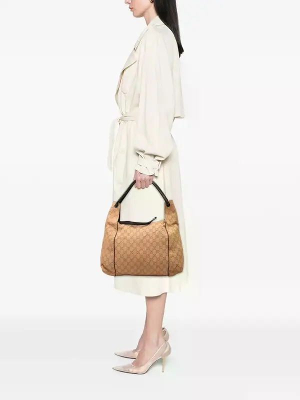 Gucci 2000-2015 Gg Denim Shoulder Bag