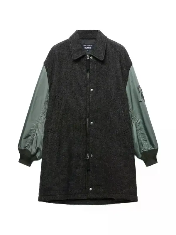 Comme Des Garçons Panelled Zip-up Coat
