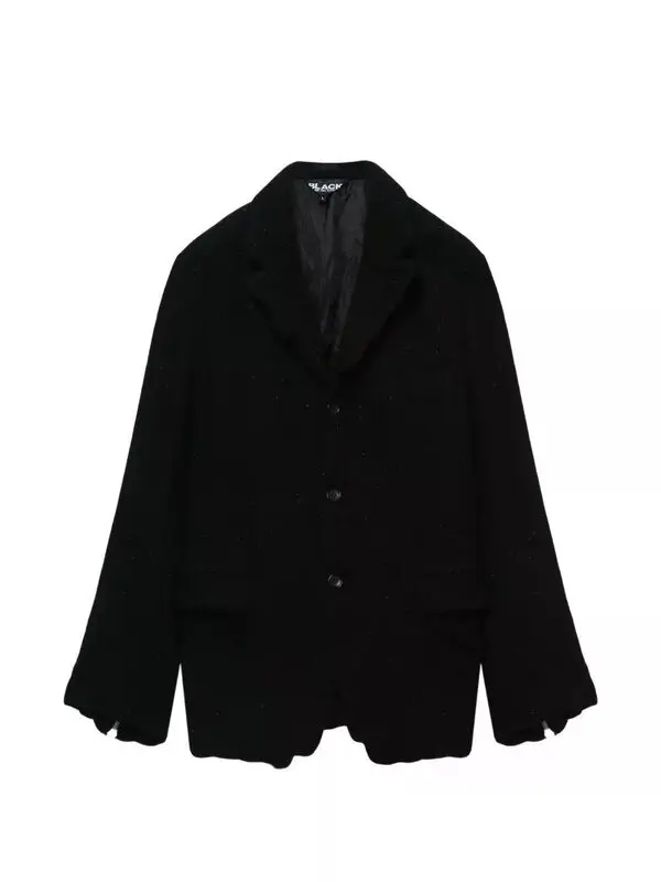 Comme Des Garçons Zip-detail Wool Jacket