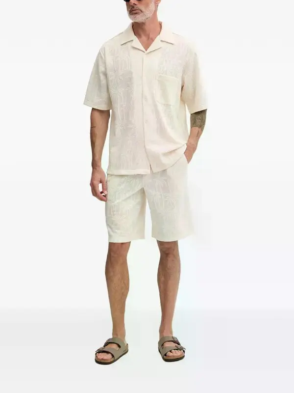 Guess Palm Tree Jacquard Shirt