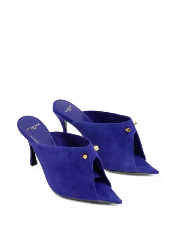 Balenciaga Midnight City Mules - Purple