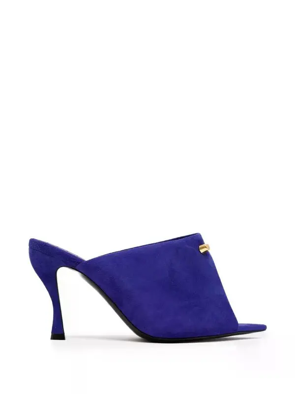 Balenciaga Midnight City Mules - Purple