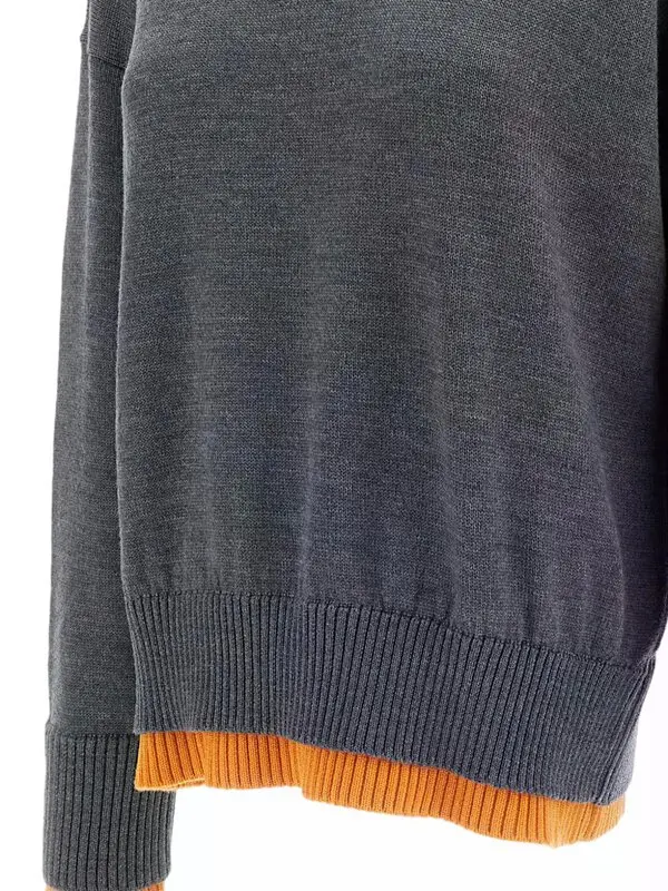 Plan C Turtleneck Merino-wool Sweater - Grey