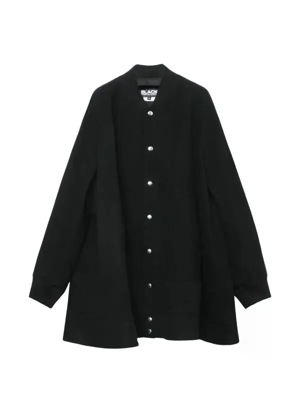 Comme Des Garçons Press-stud Raglan-sleeve Coat