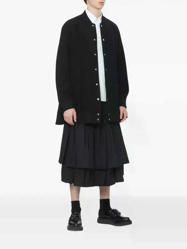 Comme Des Garçons Press-stud Raglan-sleeve Coat