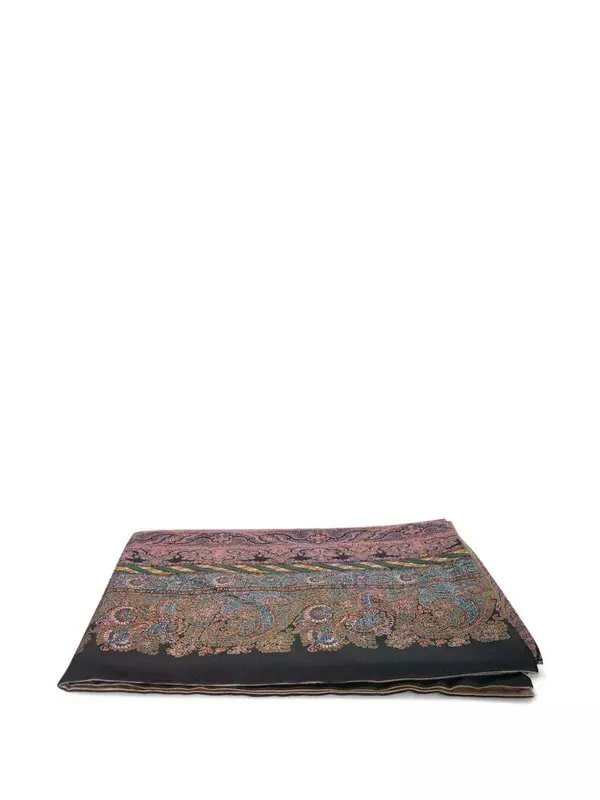 PIERRE-LOUIS MASCIA Paisley-print Striped Scarf