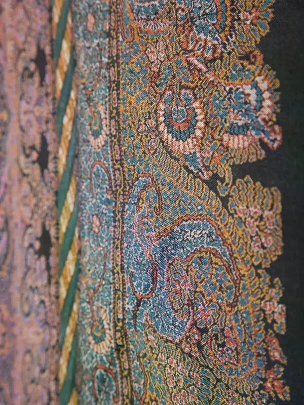 PIERRE-LOUIS MASCIA Paisley-print Striped Scarf