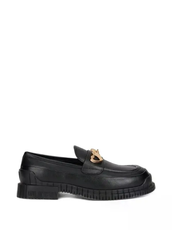 Moschino Heart-motif Loafers
