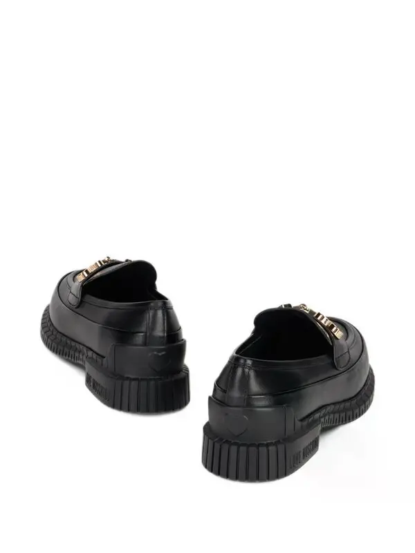 Moschino Heart-motif Loafers